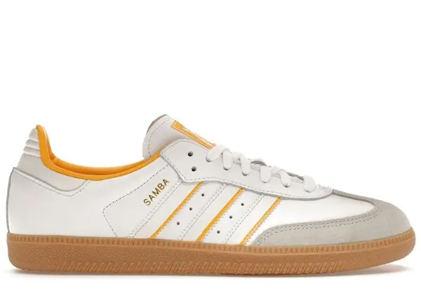 Adidas Samba Og Sneakers - Cloud White/crystal White/crew Yellow