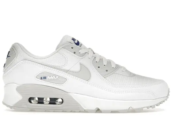 Nike Air Max 90 Sneakers - Team White/game Royal/photon Dust