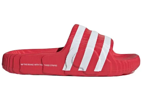 Adidas Adilette 22 Slides - Better Scarelet Red/cloud White