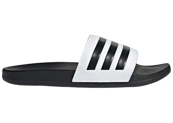 Adidas Adilette Comfort Slides - Cloud White/core Black
