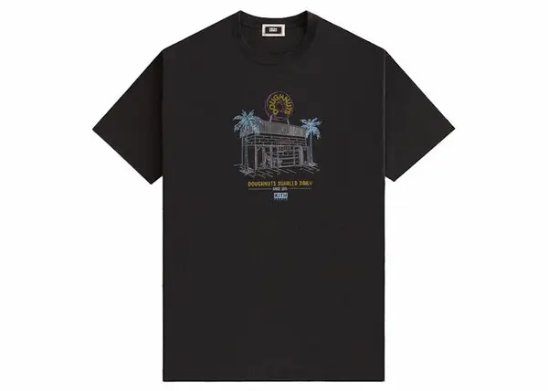 Kith Treats Doughnut Ii Vintage Tee Shirt - Black