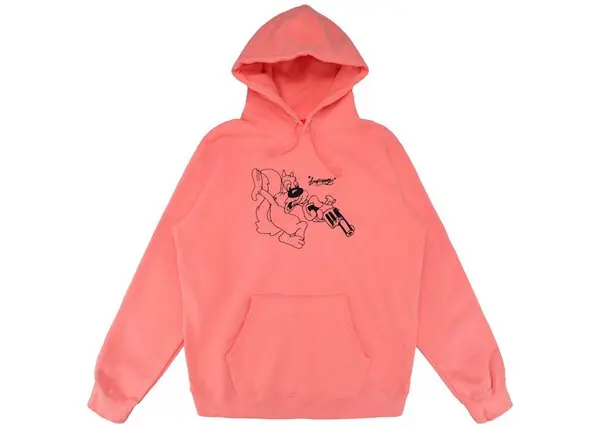 Supreme Lee Hooded Sweatshirt - Coral
