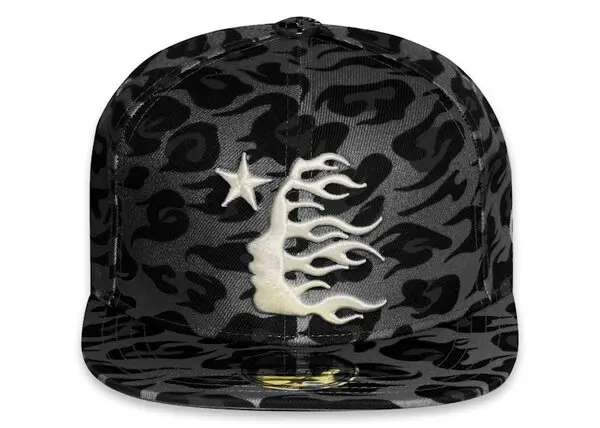 HELLSTAR Cheetah Print Fitted Cap