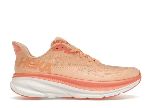 Hoka One One Clifton 9 - Cantaloupe/white
