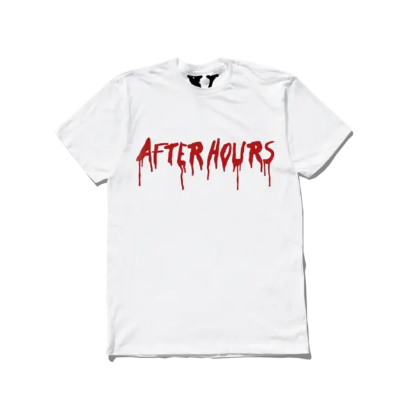 THE WEEKND X Vlone After Hours Blood Drip Tee Shirt