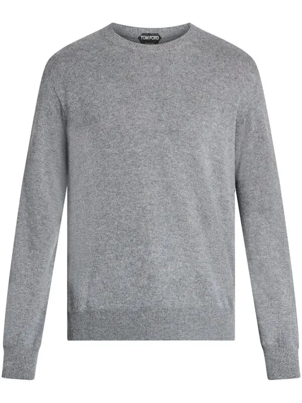 TOM FORD Knitted Cashmere Top - Grey