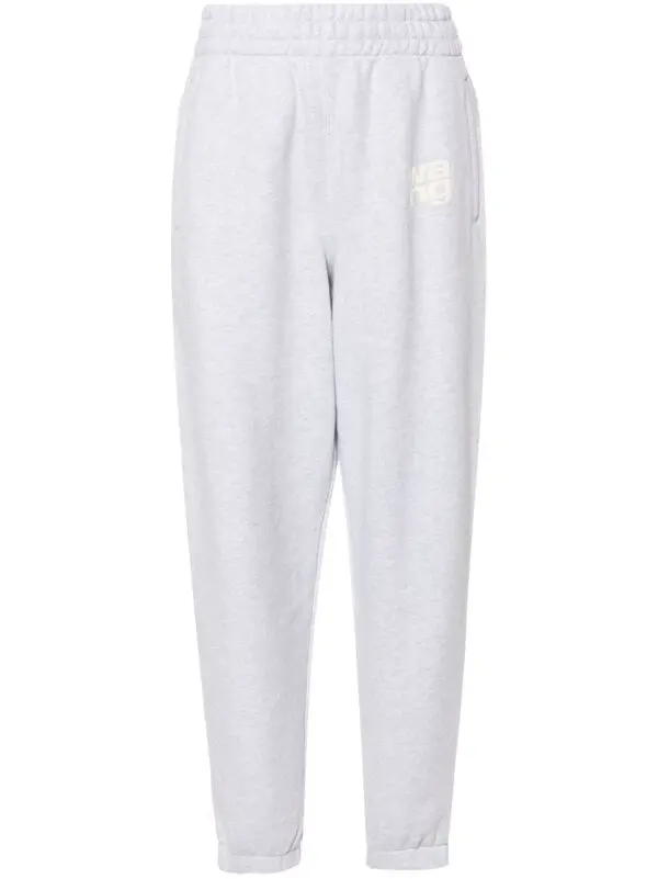 Alexander Wang Mélange-effect Track Pants - Grey