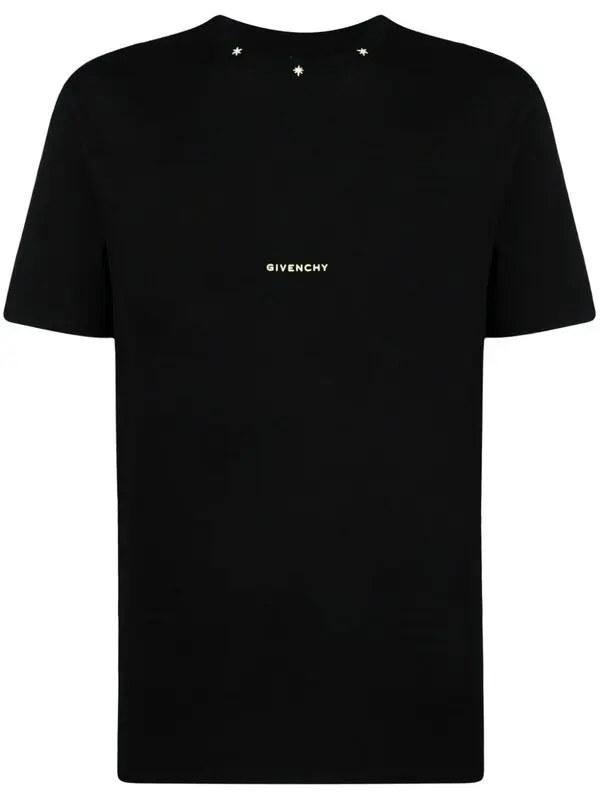 Givenchy Logo And Stars-embroidered T-shirt