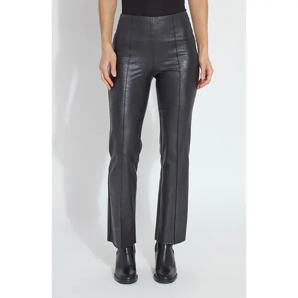 Lyssé High Waist Faux Leather Flare Pants