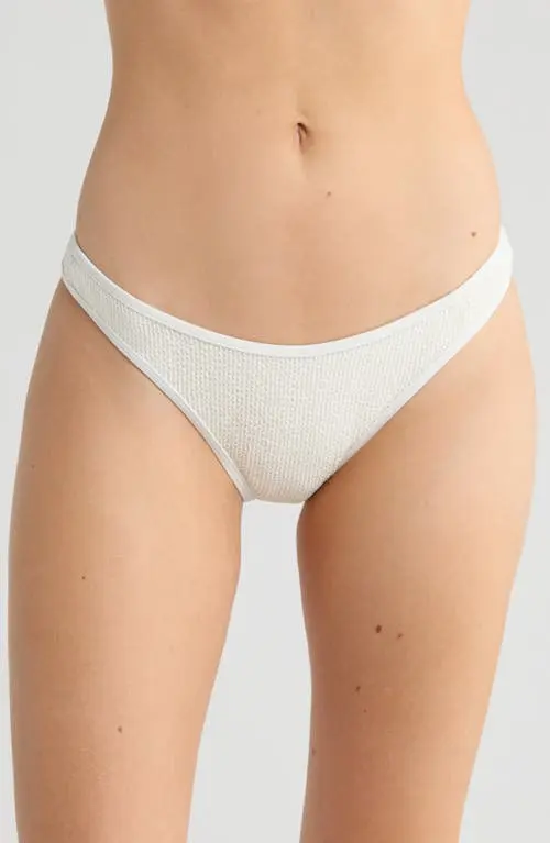 Good American Always Fits Bikini Bottom - Cloud White001