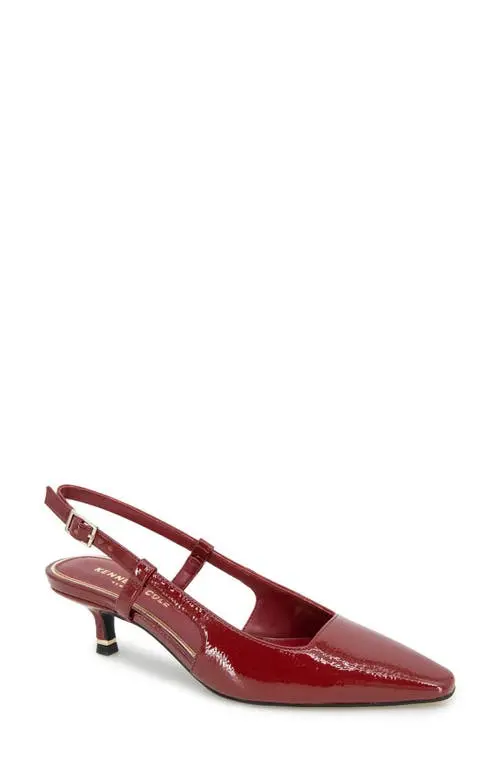 KENNETH COLE Slingback Kitten Heel Pump