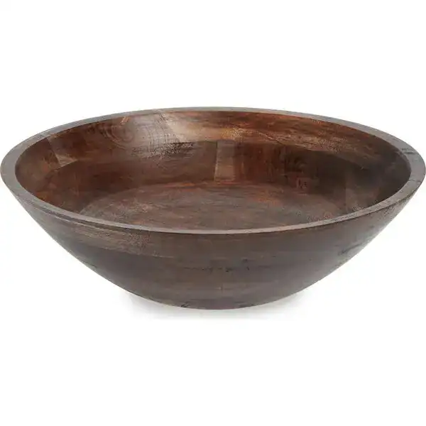 Acacia Wood Serving Bowl - Thumbnail 3