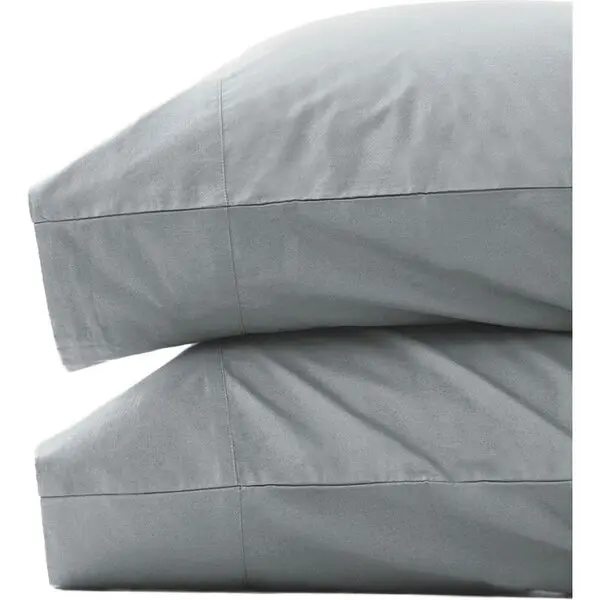 PACT Organic Room Service Sateen Pillowcase 2-pack - Quarry
