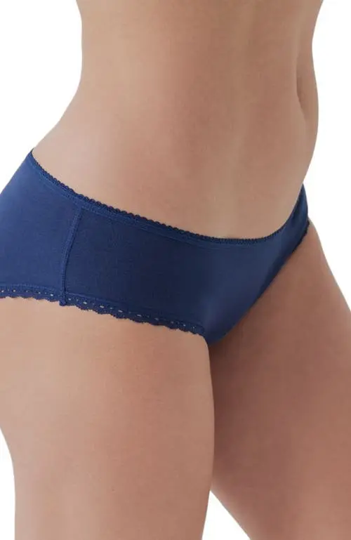 PACT Organic Cotton Lace Cheeky Hipster 3-pack - Sea Shells