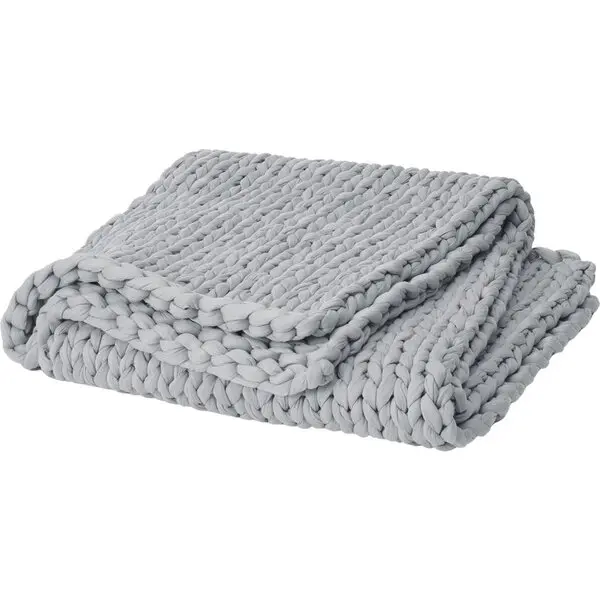 BEARABY Tree Napper Weighted Blanket - Pebble Grey