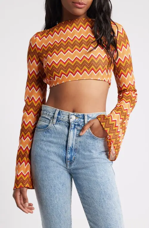 MISTRESS ROCKS Lace-up Back Knit Top