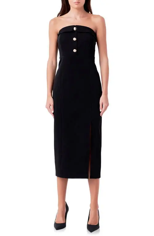 Endless Rose Strapless Midi Dress
