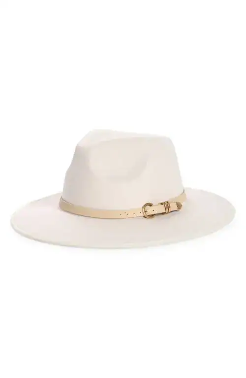 Nordstrom Buckle Accent Rancher Hat In Ivory - 54% Off 