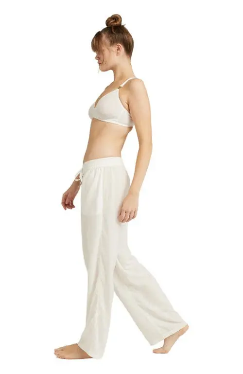 NUDEA The Classic Trousers - Cotton White
