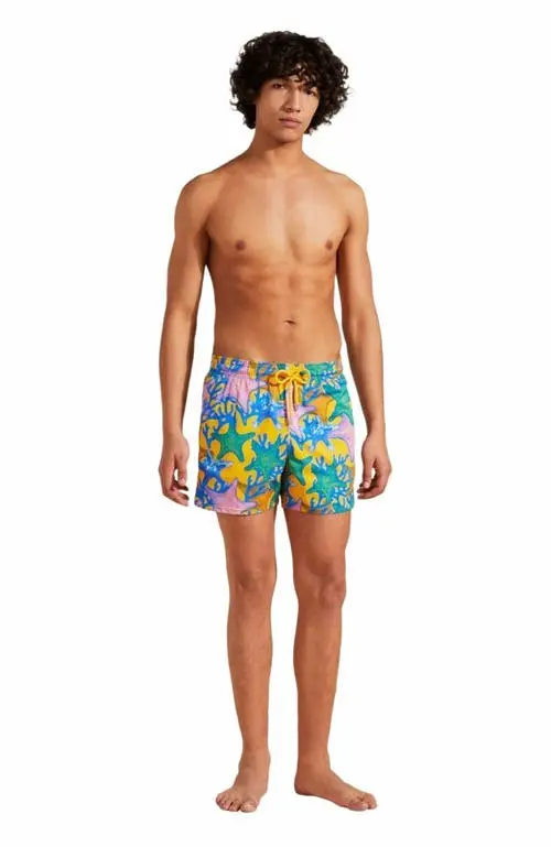 Vilebrequin Glowed Stars Stretch Swim Trunks