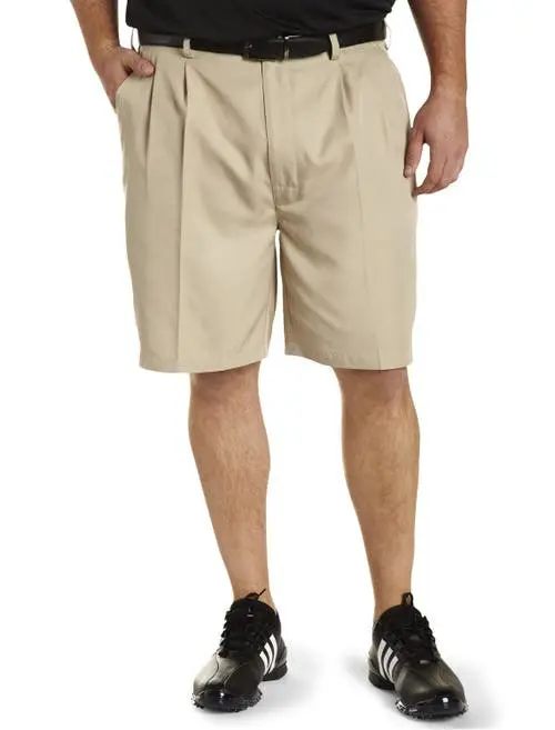 REEBOK Golf Performance Pleated Shorts - Black