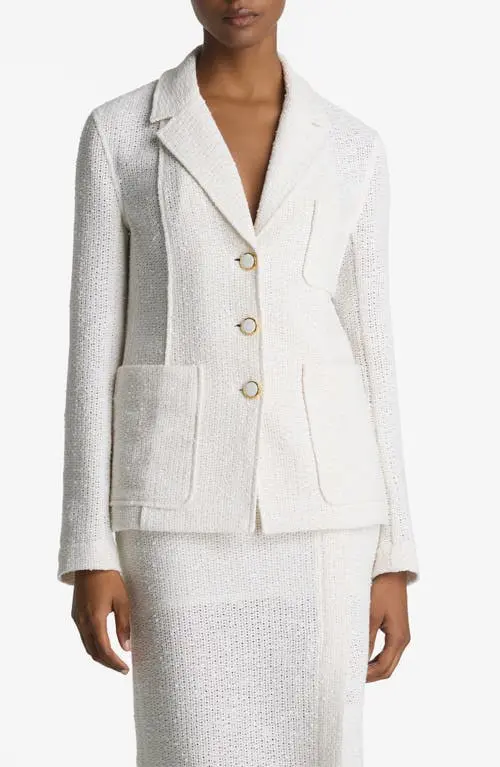 St. John Open Stitch Blazer