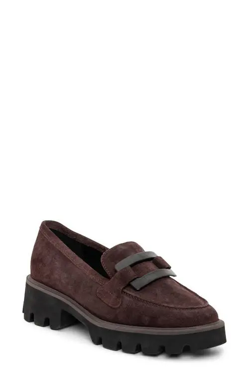 ARA Oleander Platform Loafer - Amarone