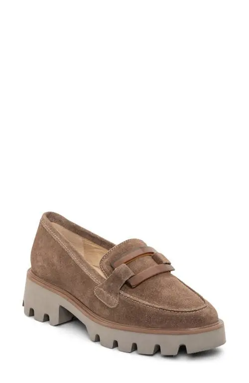 ARA Oleander Platform Loafer - Sesame