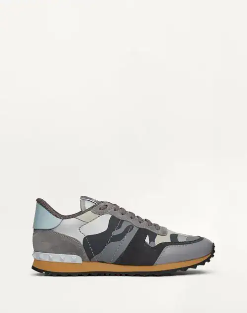 Valentino Garavani Rockrunner Trainers In Grey 40% Off