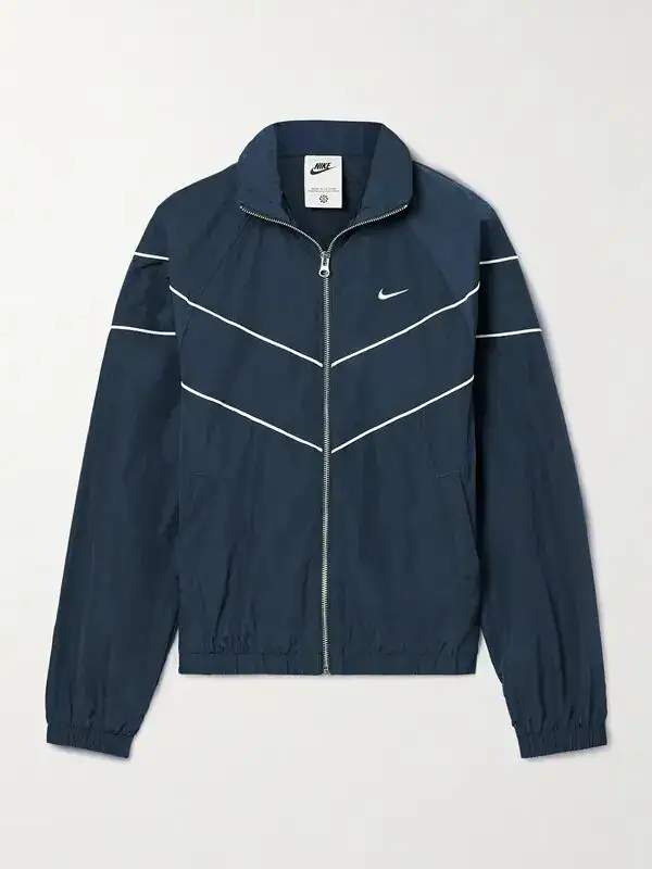 Nike Striped Shell Track Jacket In Blue - 50% Off | Editorialist