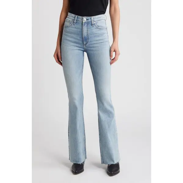 Rag & Bone Casey Raw Hem Flare Jeans