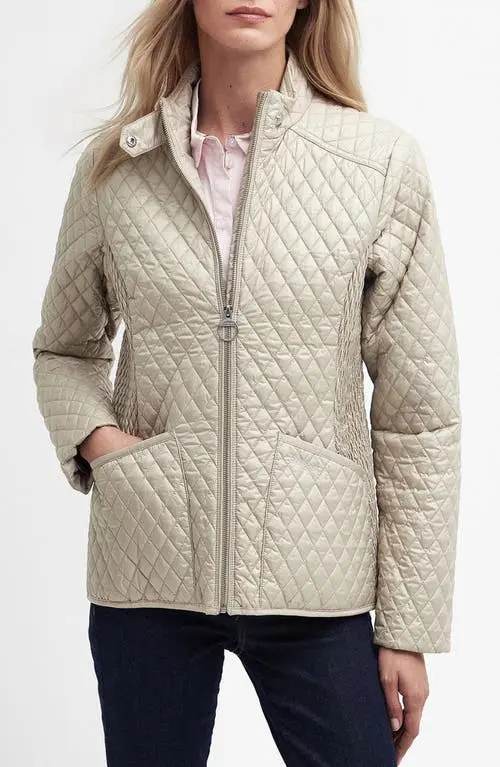 Barbour Swallow Quilted Jacket - Lt Sand