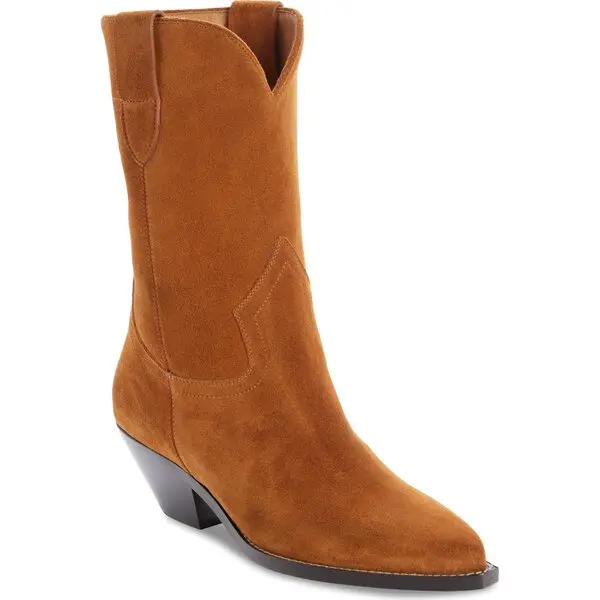 Isabel Marant Dahope Western Boots - Cognac