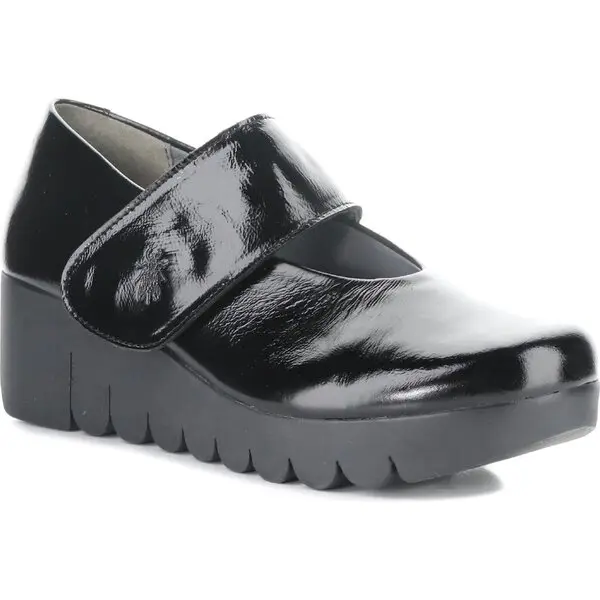 Fly London Vari Platform Wedge Pumps - Black