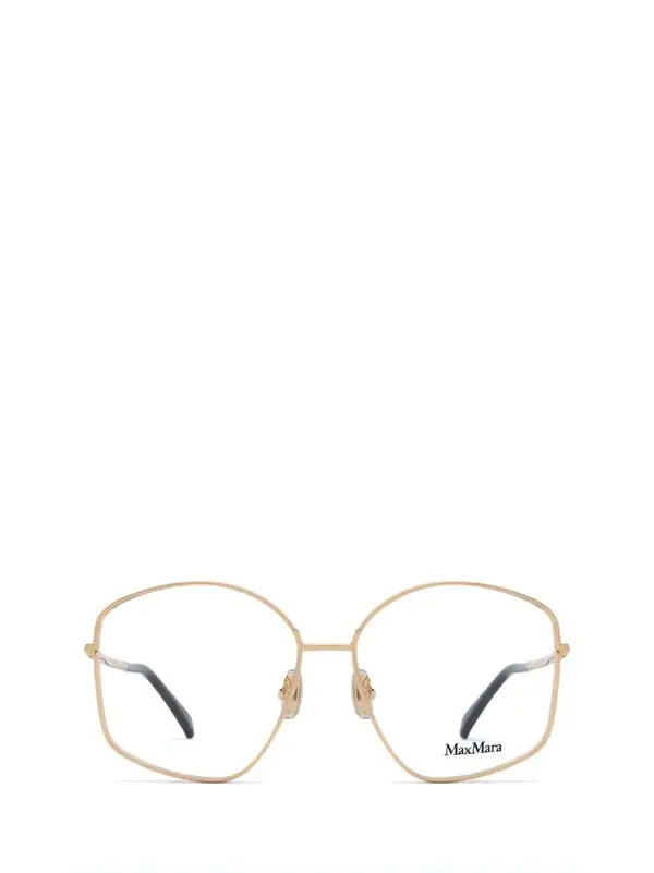 Buy Max Mara Eyeglasses - Shiny Deep Gold At 33% Off | Editorialist