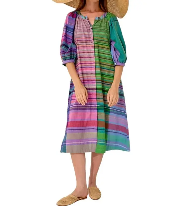 Buy Mii Collection Hand Woven Long Dress In Color - Multi At 34% Off ...