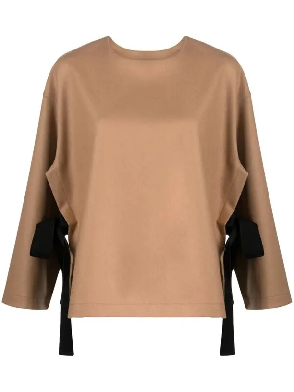 ERIKA CAVALLINI SEMI COUTURE Nara Wool Blend Blouse