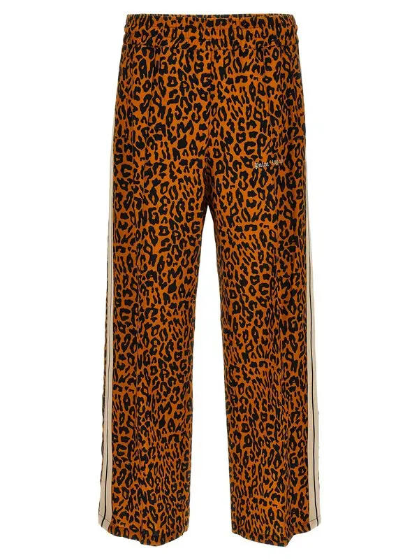 Palm Angels Cheetah Track' Joggers - Multicolor