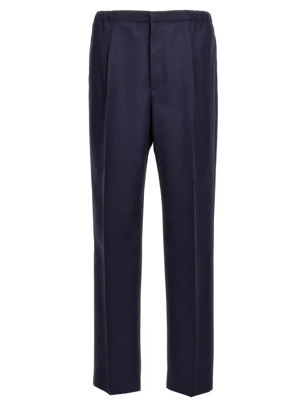Fendi Wool Trousers - Blue
