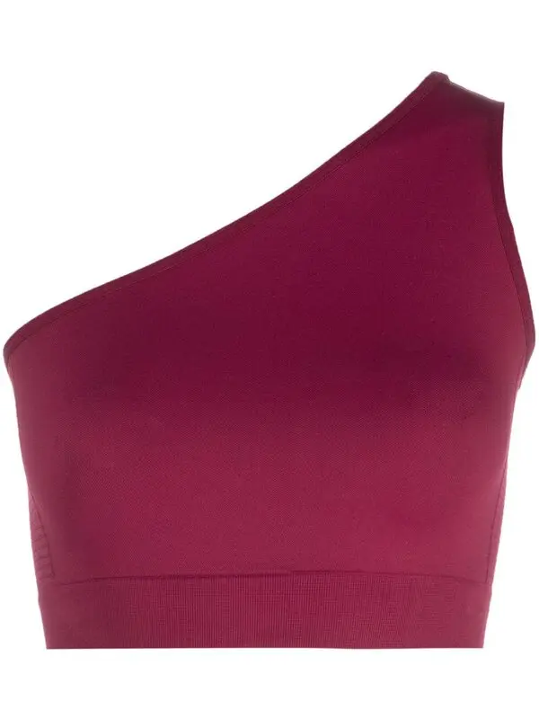 Rick Owens Knitted One-shoulder Bandeau Top - Fuchsia