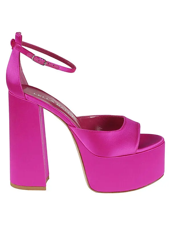 LELLA BALDI Heel Sandals - Fuchsia