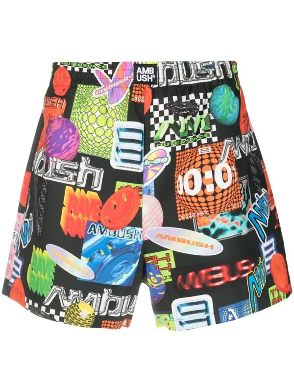AMBUSH Printed Shorts - Multicolour