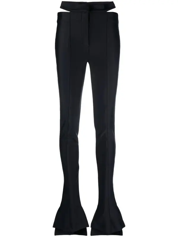 MUGLER Flared Stretch Trousers