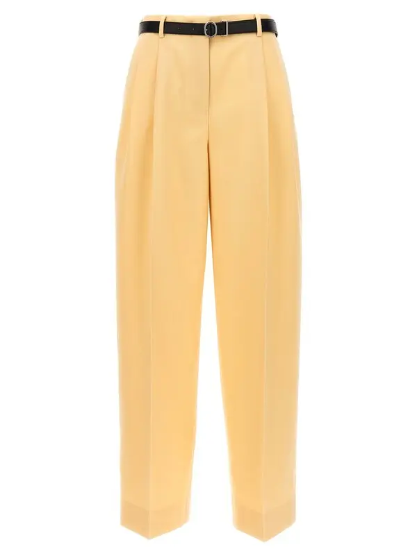 JIL SANDER Wool Wide Leg Pants