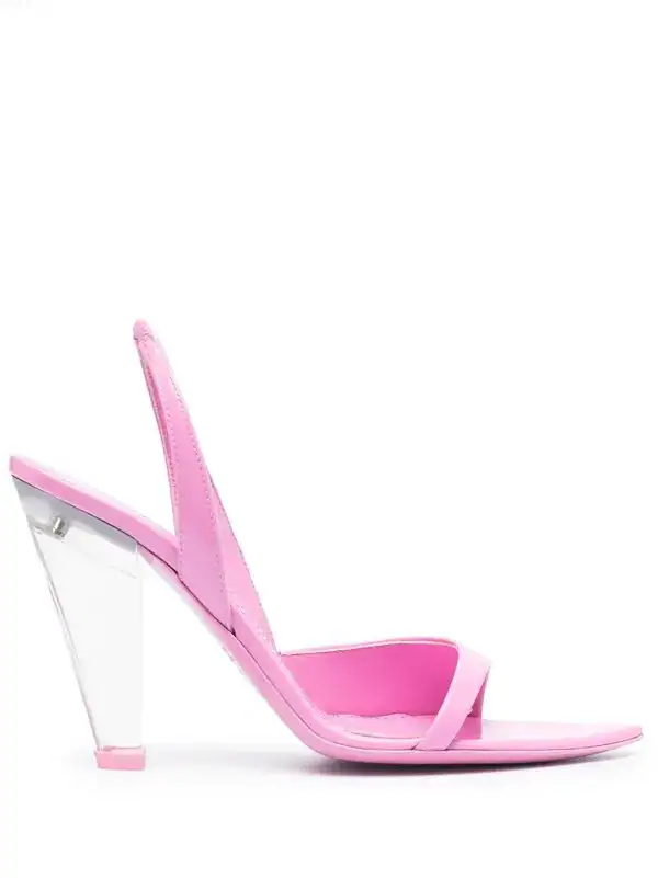 3juin Bridget 105mm Slingback Sandals Pink 40% Off Editorialist