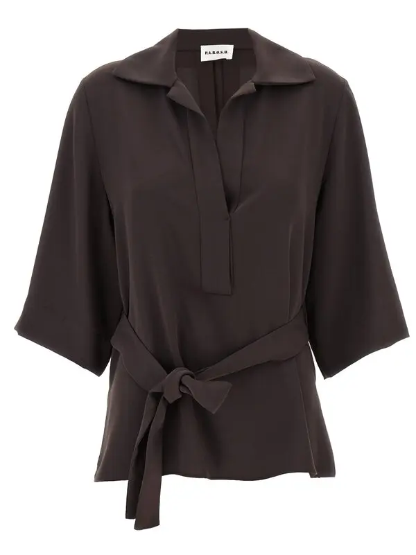 P.a.r.o.s.h Panty' Cady Blouse - Brown