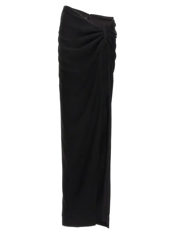 MONOT Torpedo' Long Skirt - Black