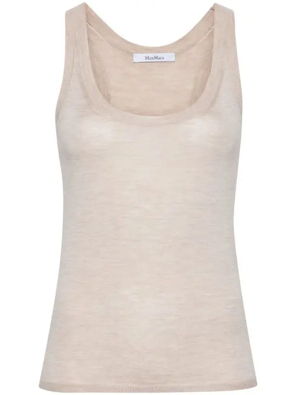 Max Mara Cashmere Tank Top - Beige