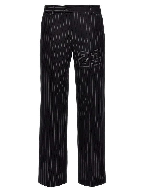 Off-White 23 Pinstripes' Trousers