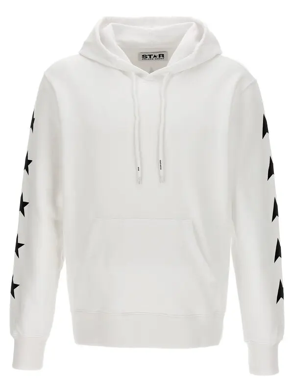Golden Goose Alighiero' Cotton Hoodie - White/Black